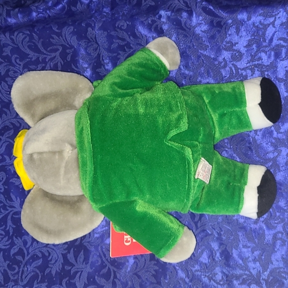 Gund | Toys | Vtg 988 Babar The Elephant Stuffed Animal Vhs Babar And ...
